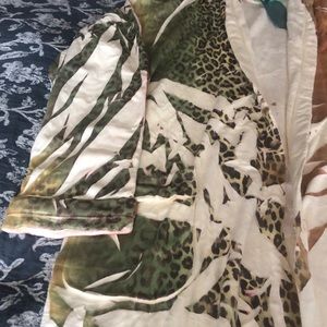 Victoria's Secret | Intimates & Sleepwear | Wrap Up Jungle Long Robe ...